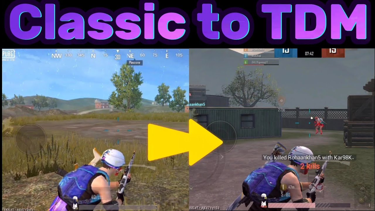 Classic to TDM map change || Pubg mobile lite montage #pubgmobilelite # ...