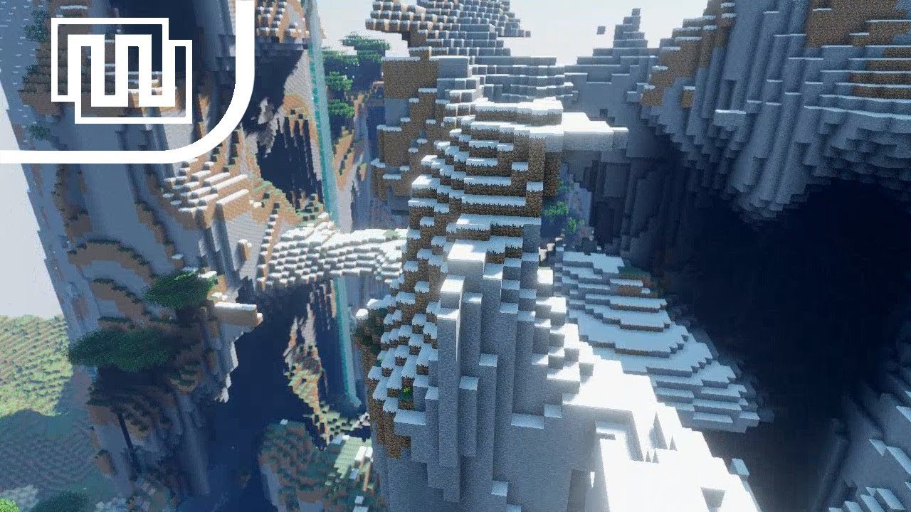Minecraft Chroma Shader Flyover [60fps] - YouTube