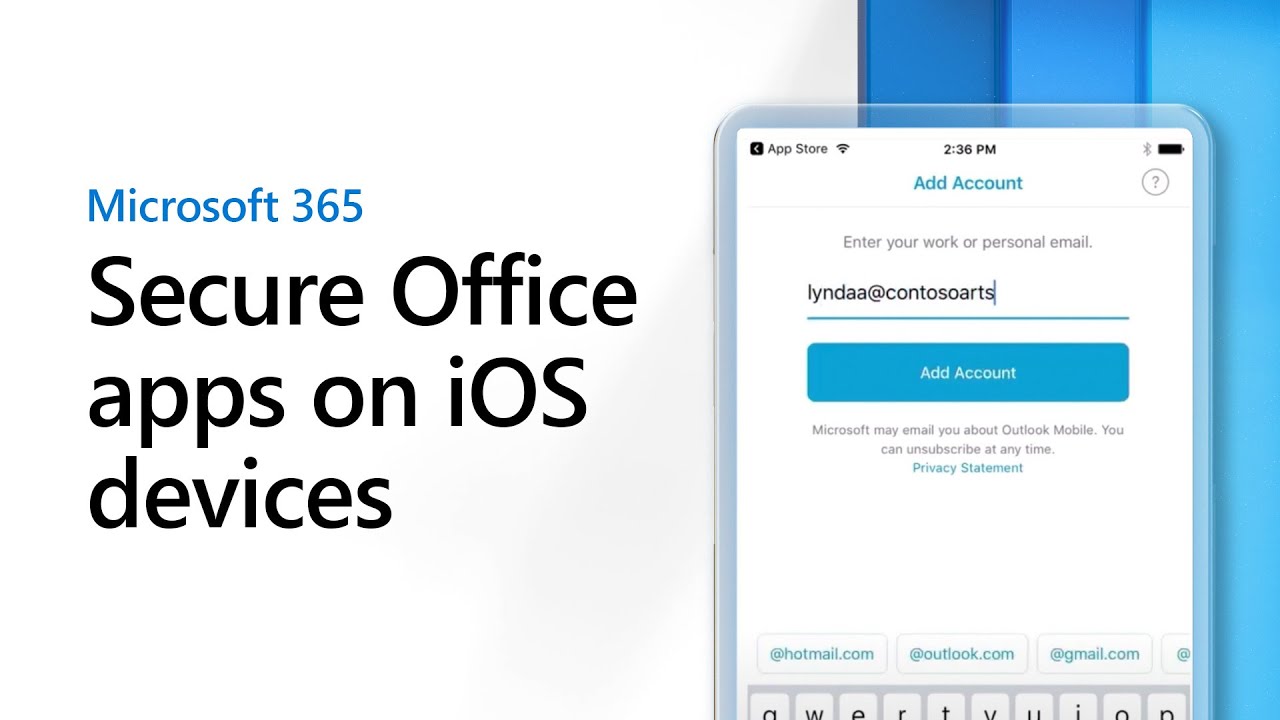 Secure Microsoft Office apps on iOS devices with Microsoft 365 Business ...