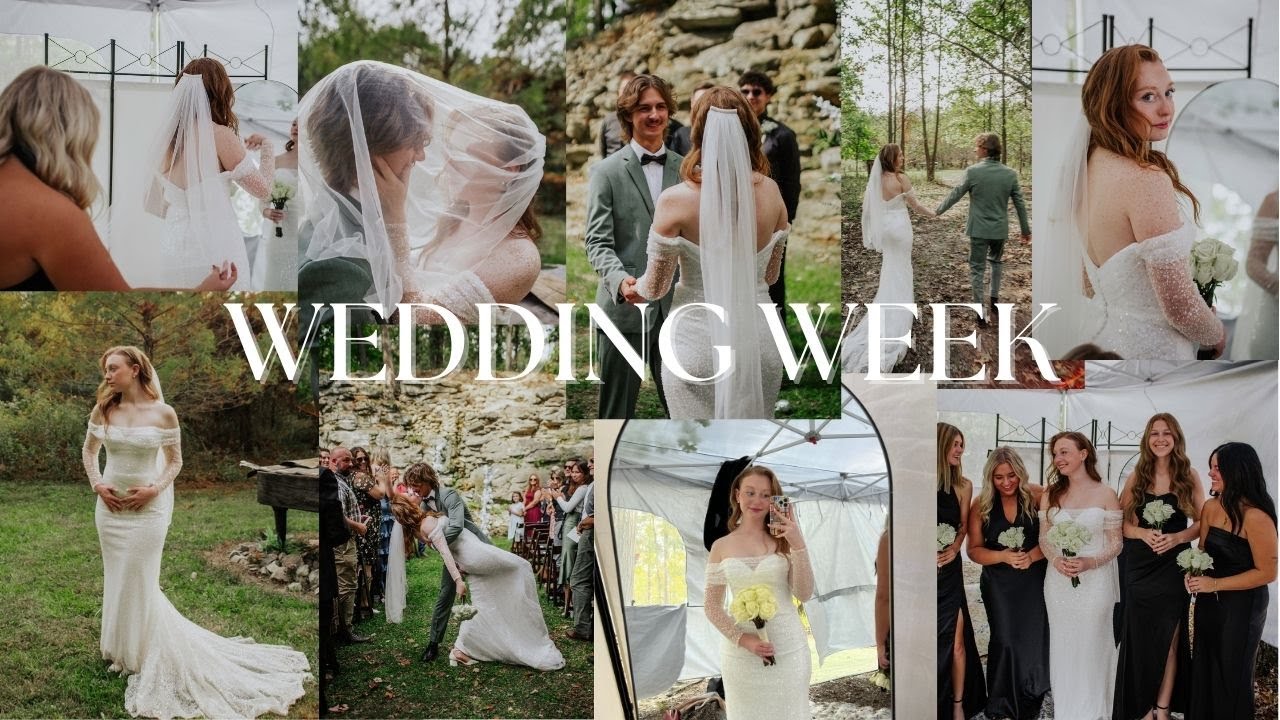 I GOT MARRIED! Wedding week VLOG: behind the scenes, grwm, wedding ...