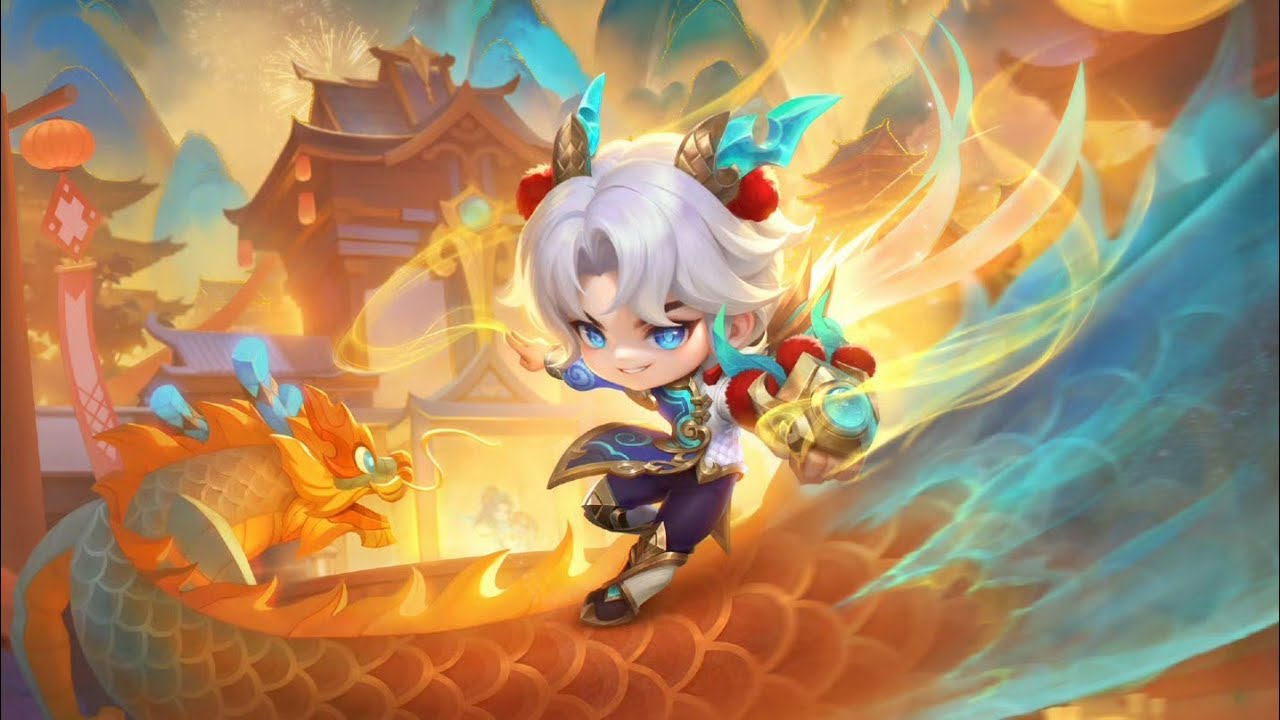 Ezreal Son of the Hidden Dragon chibi - TFT: Golden Spatula - YouTube