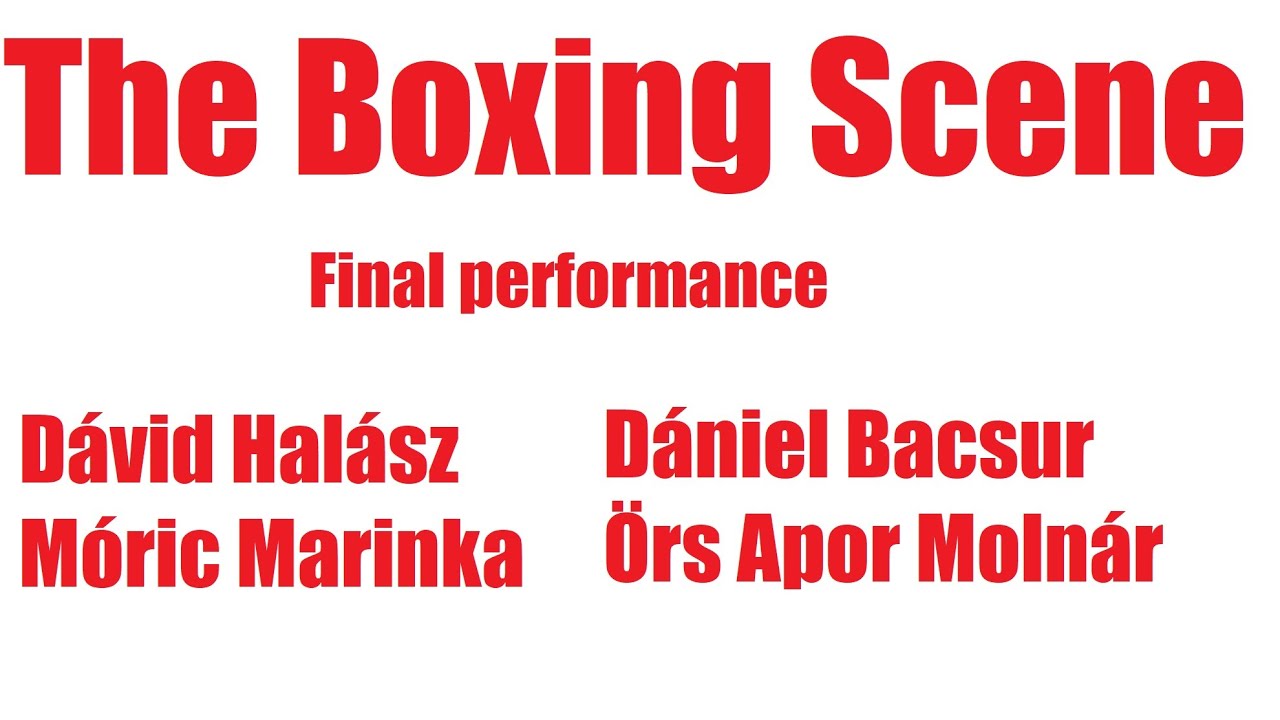 Billy Elliot Hungary Final Show - Boxing Scene - YouTube