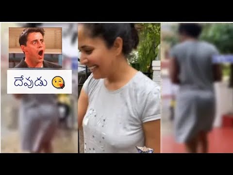 Anchor Anasuya Enjoying In The Rain Anasuya Hot Superb Visuals ...