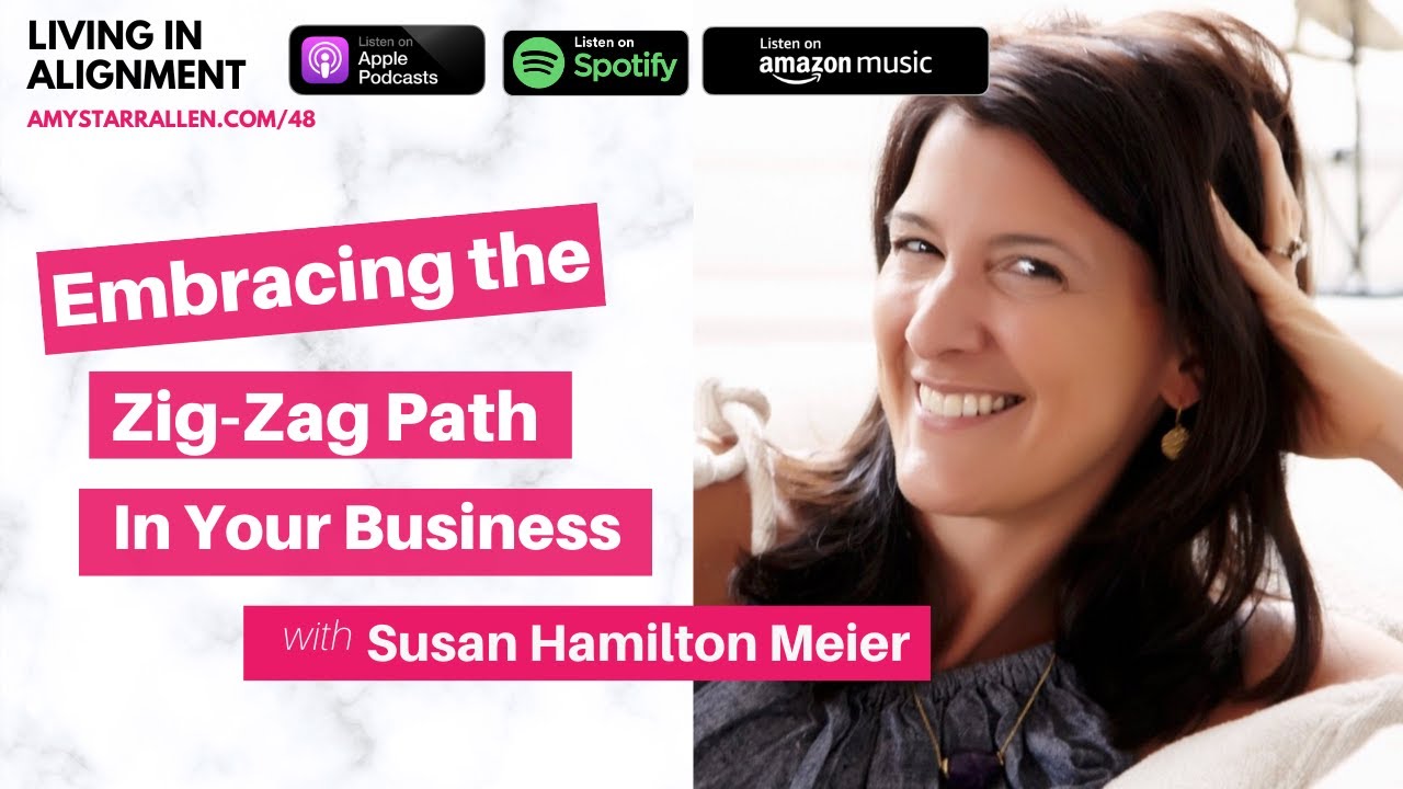 Embracing the Zig Zag Path in Your Business With Susan Hamilton Meier | Living in Alignment ...