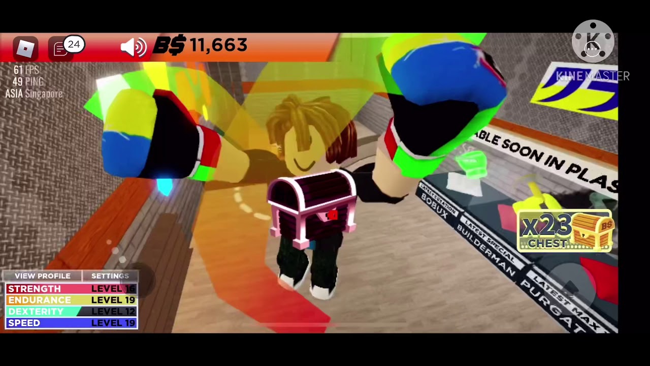 Unboxing chest pack [boxing league] - YouTube