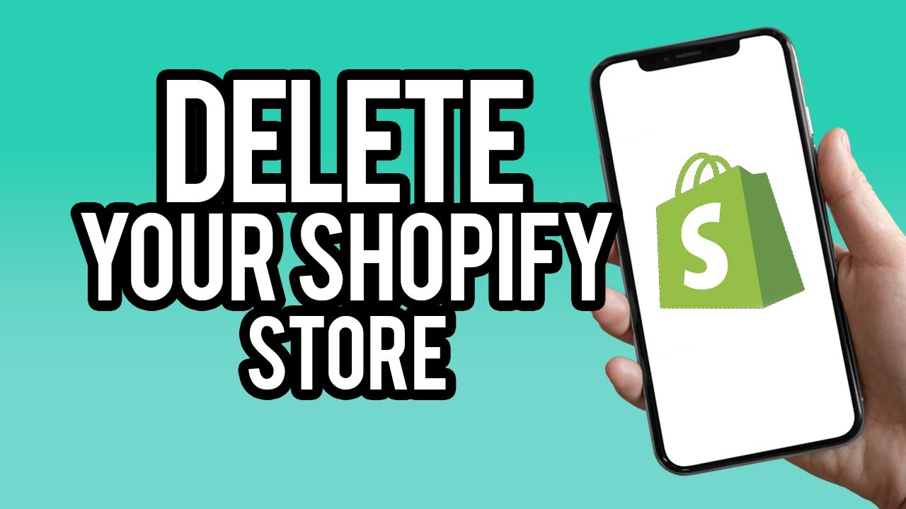 How To Delete Your SHOPIFY Store? (Quick & Easy) - YouTube