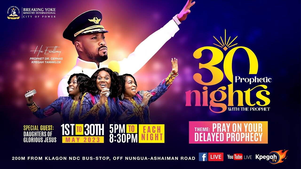 29||05||23 - DAY 29 OF 30 PROPHETIC NIGHTS WITH PROPHET KPEGAH - YouTube