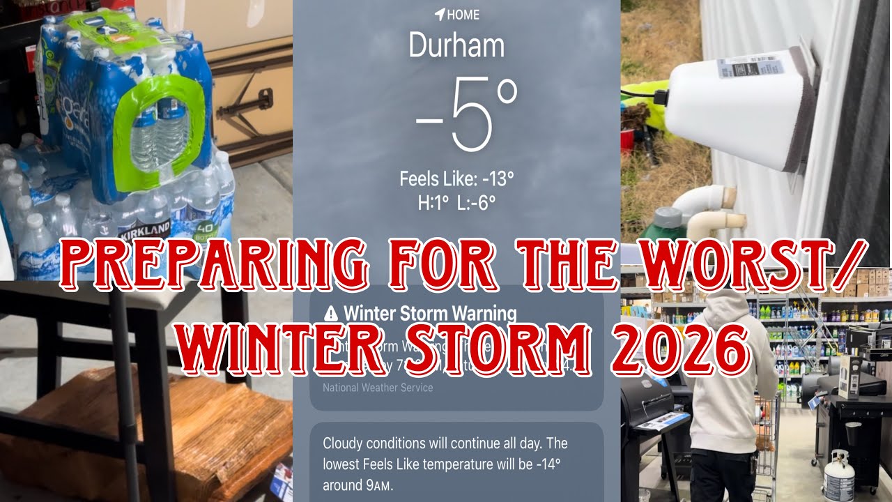 Preparing for the Winter Storm// - YouTube