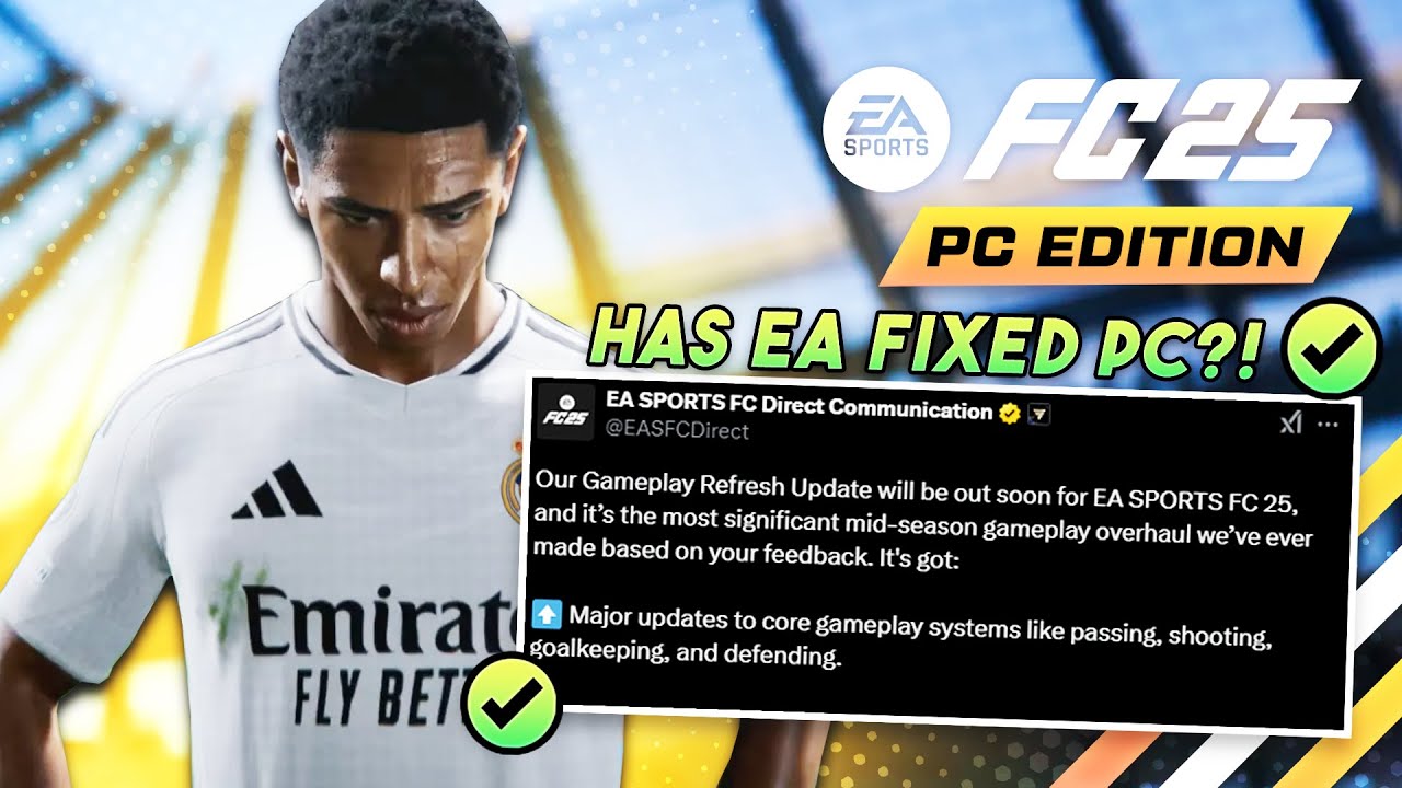 HAVE EA FINALLY FIXED PC?! (EA FC 25 PC Gameplay Refresh Update 2025 ...