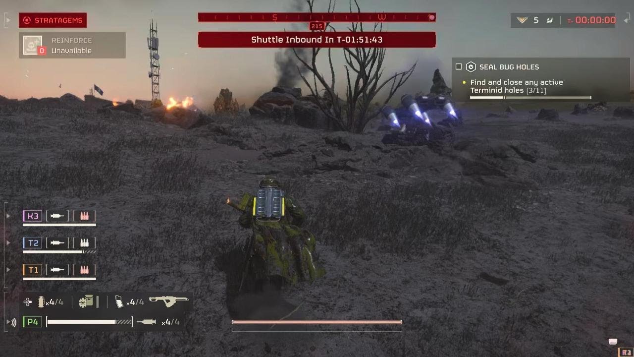 HELLDIVERS 2 flame thrower and the drome is awesome - YouTube