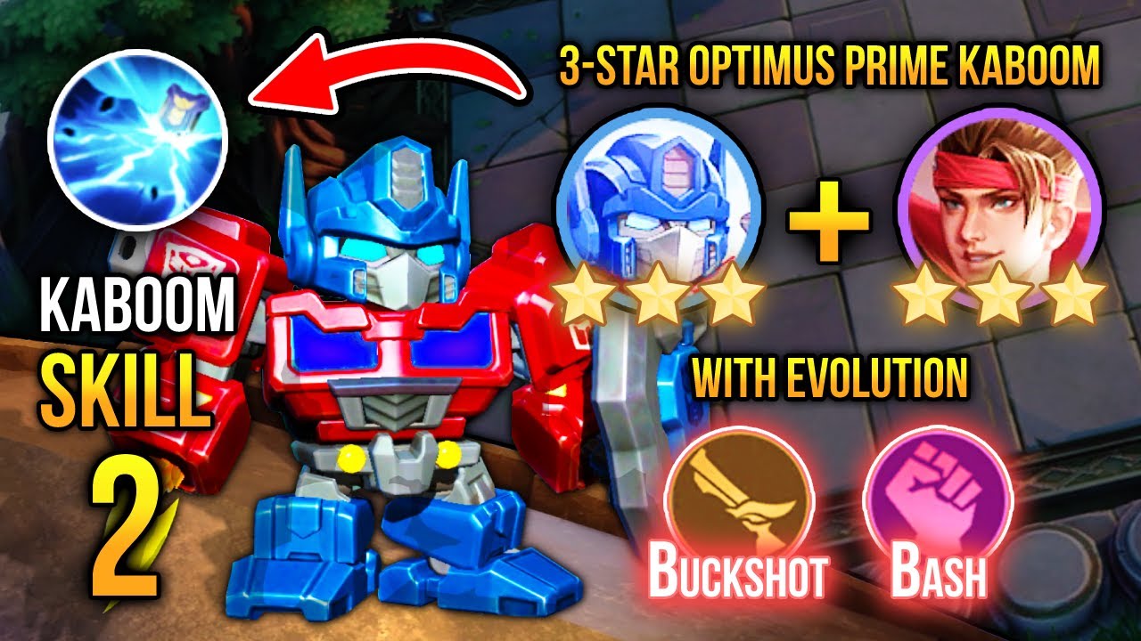 Optimus Prime Kaboom skill 2 after buff in v229.1 | Magic Chess ...