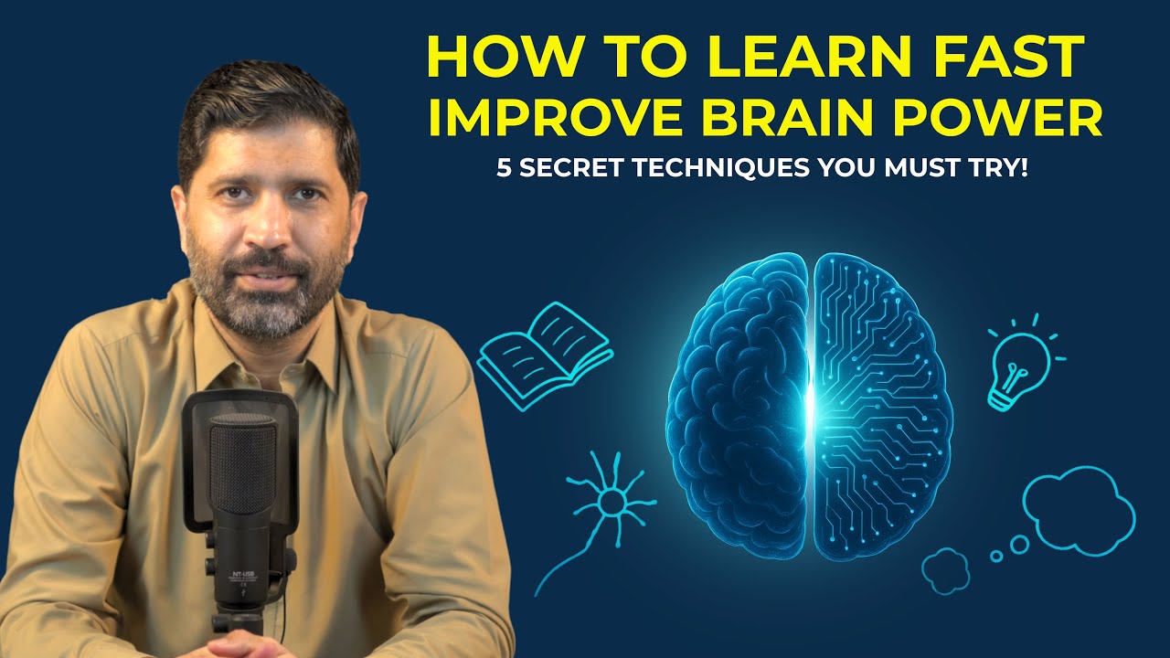 How to Learn Fast & Improve Brain Power | 5 Secret Techniques You Must ...