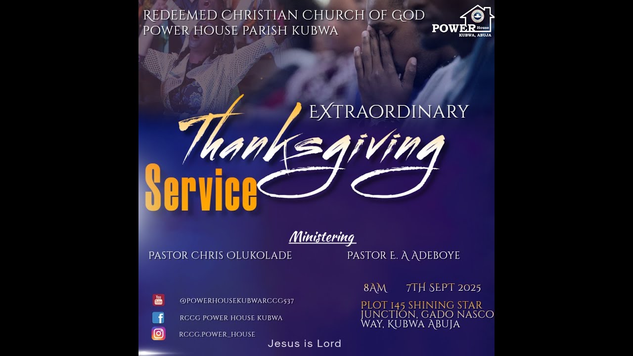 DIGGING DEEP | 09-09-2025 | RCCG POWER HOUSE - YouTube