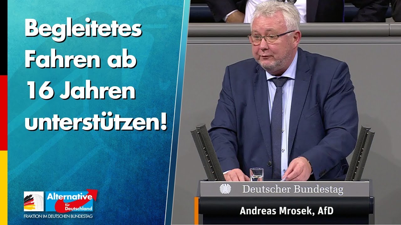 Begleitetes Fahren ab 16 Jahren unterstützen! - Andreas Mrosek - AfD ...