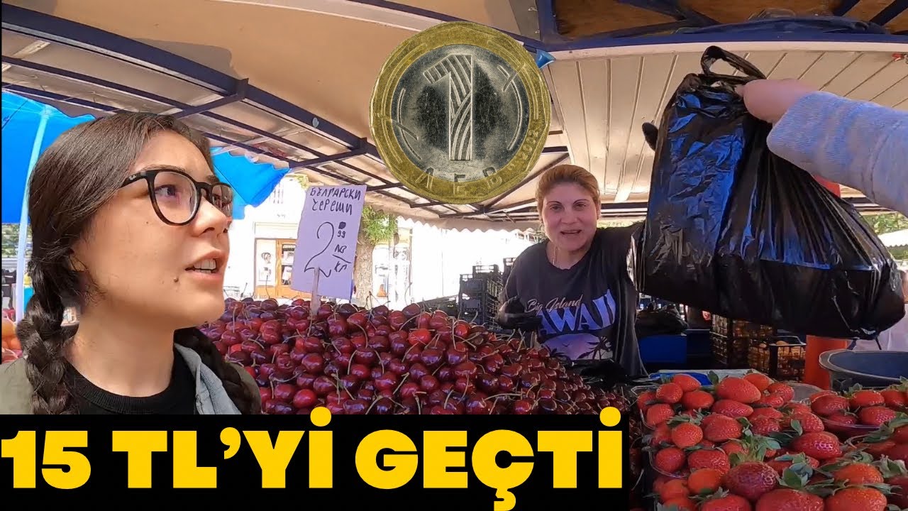 BULGARİSTAN'da Pazarda FİYATLAR! Bulgar Levası 15 TL'yi Geçti - YouTube