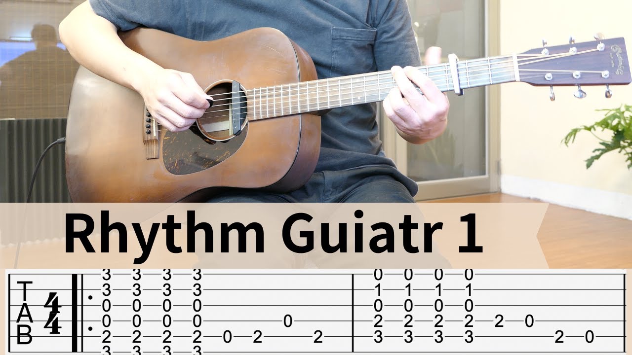 【TAB】Rhythm 1 | Rhythm Guitar | Corey Congilio - YouTube