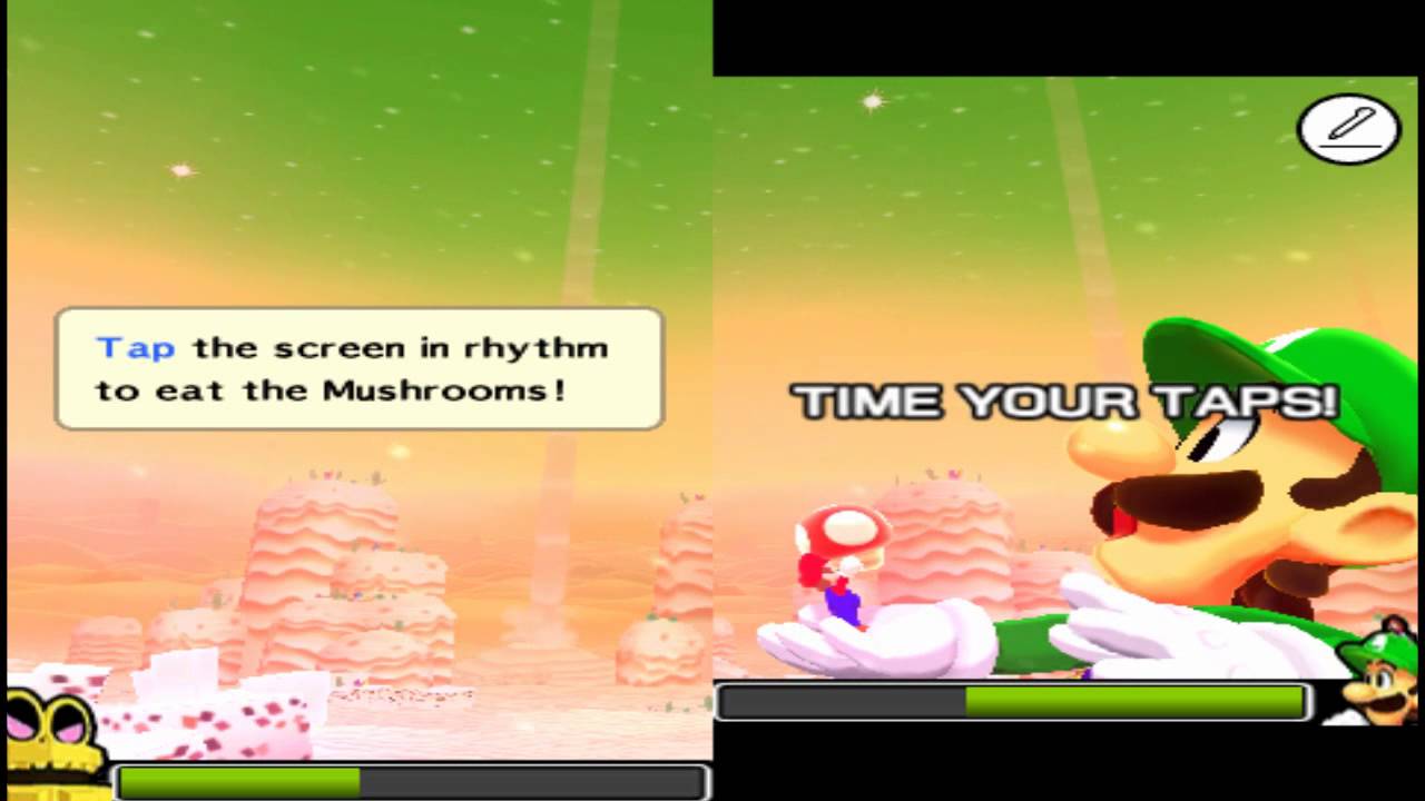 Mario & Luigi: Dream Team Part 20 - First Giant Luigi Battle (6TH BOSS ...