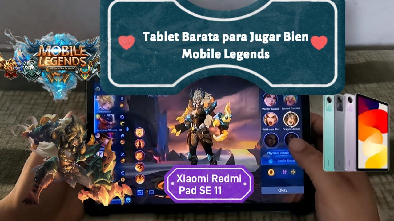 Tablet Barata y buena para Jugar Mobile Legends - YouTube