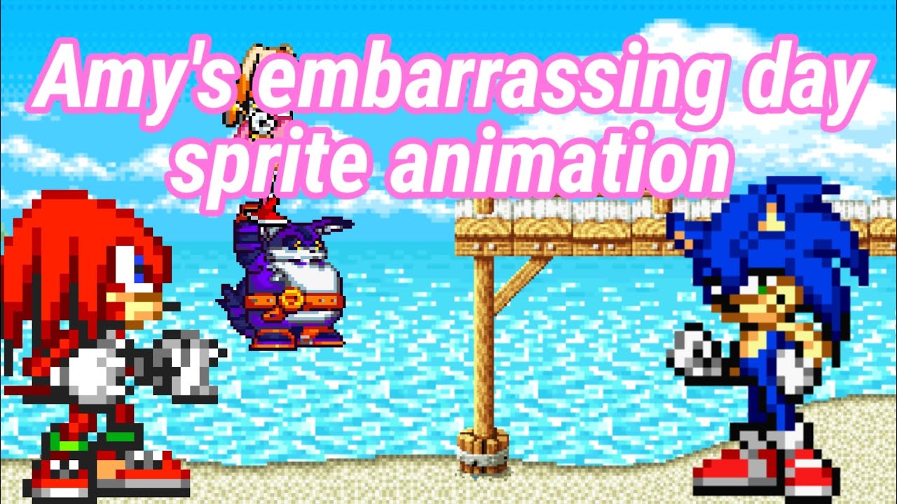 ( sprite animation) Amy's embarrassing day - YouTube