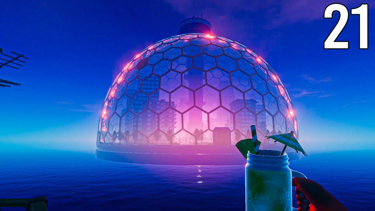 menikmati keindahan City Globe - Tangaroa | Raft The Final Chapter #21 ...