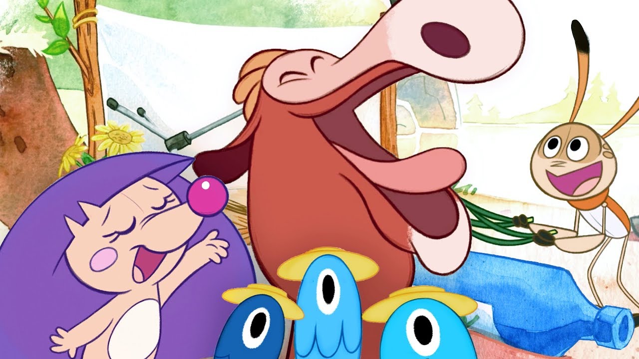 Moose Can't Sing 🎤 Gigglebug and Friends 🐛 Kind Cartoons 🌱 - YouTube