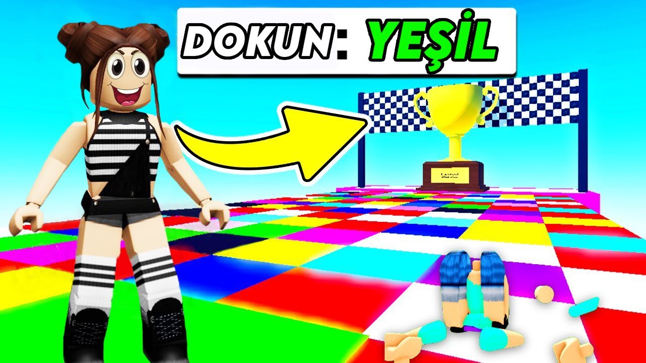 DOĞRU RENKTEKİ OBBY'Yİ EN HIZLI BİTİR!!Roblox Color Race - YouTube