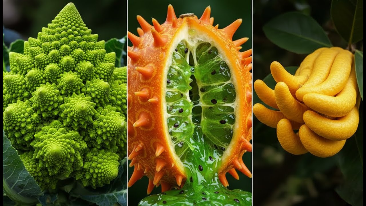 15 Strange Fruits and Vegetables that look alien - YouTube