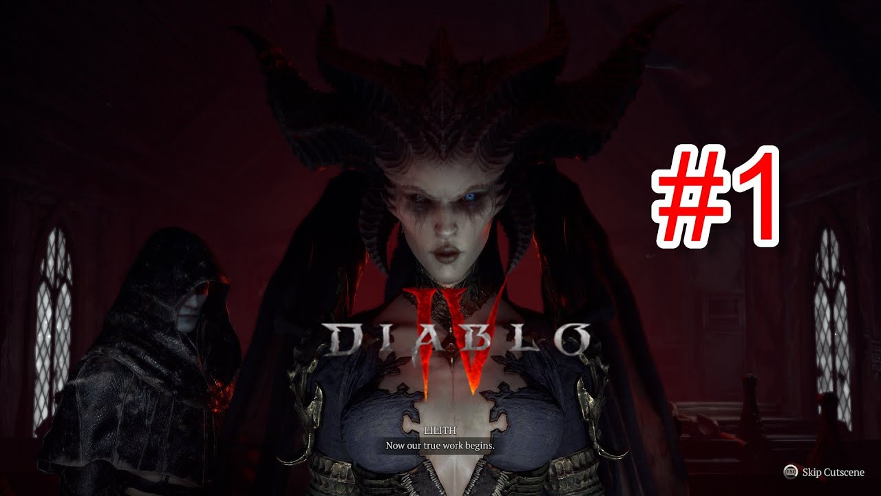 DIABLO 4 Gameplay Walkthrough Part 1 - INTRO - YouTube