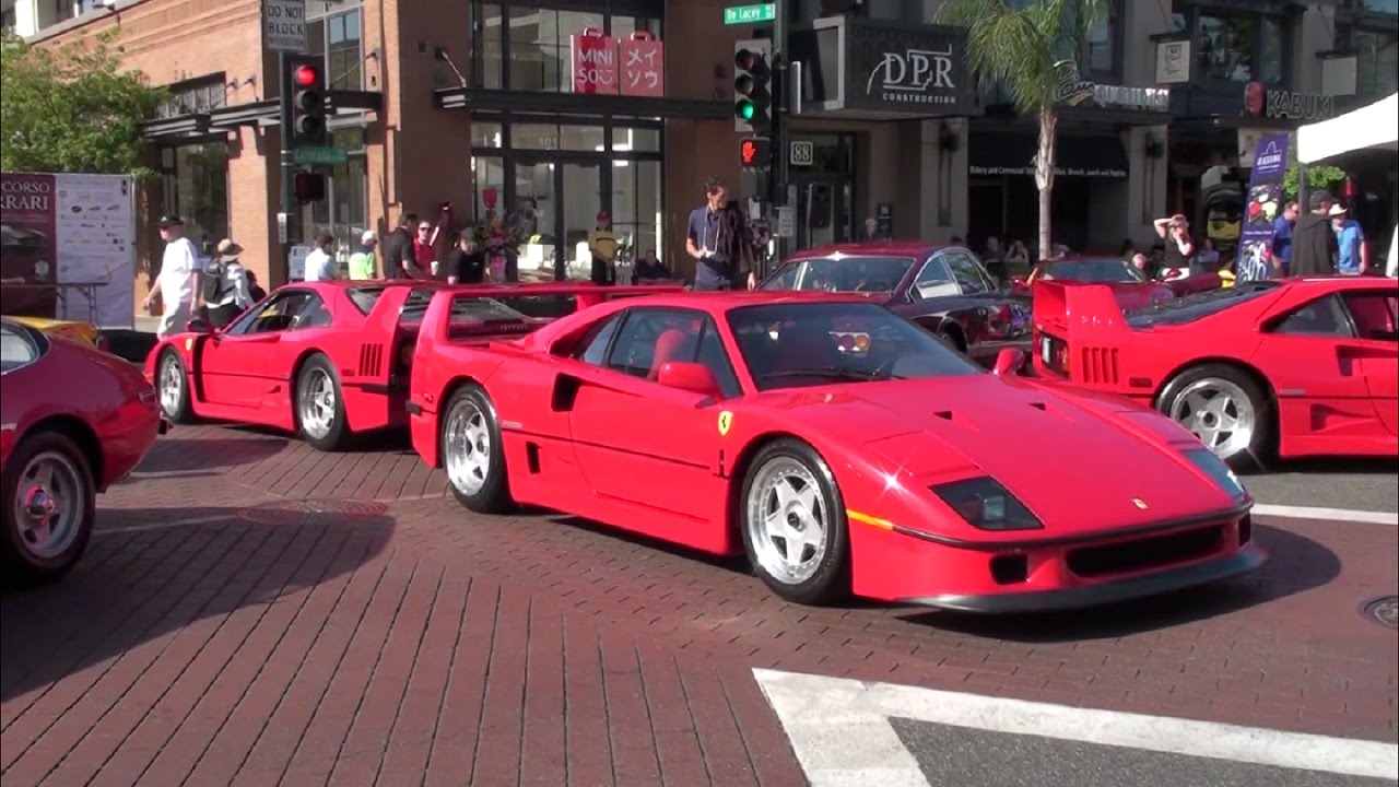 Concorso Ferrari Old Town Pasadena (2017) - Drive-Ins & Highlights ...