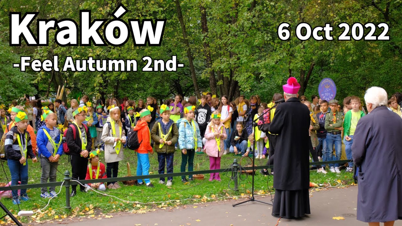 Walk Kraków Beginning of Autumn in Poland 2nd part - October 2022 ...