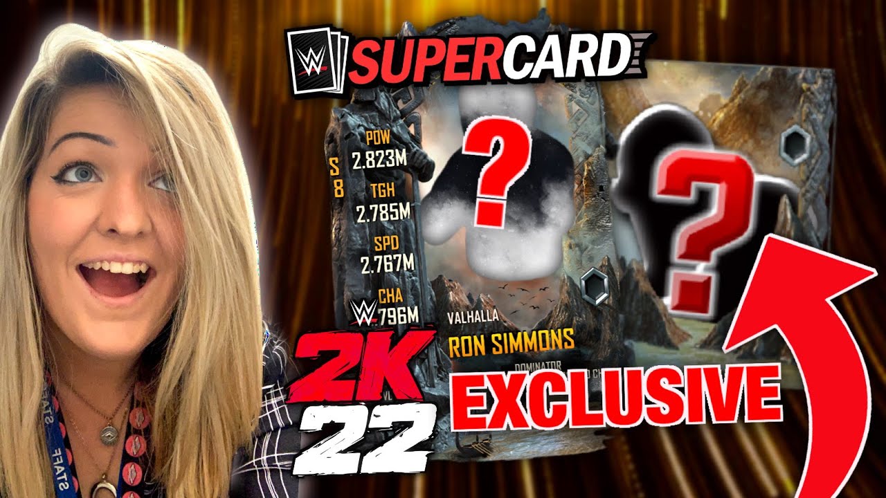 WWE SUPERCARD EXCLUSIVE CARDS WITH 2K22?! - WWE SUPERCARD - YouTube
