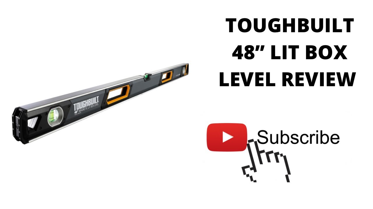 Toughbuilt 48 inch level review - YouTube