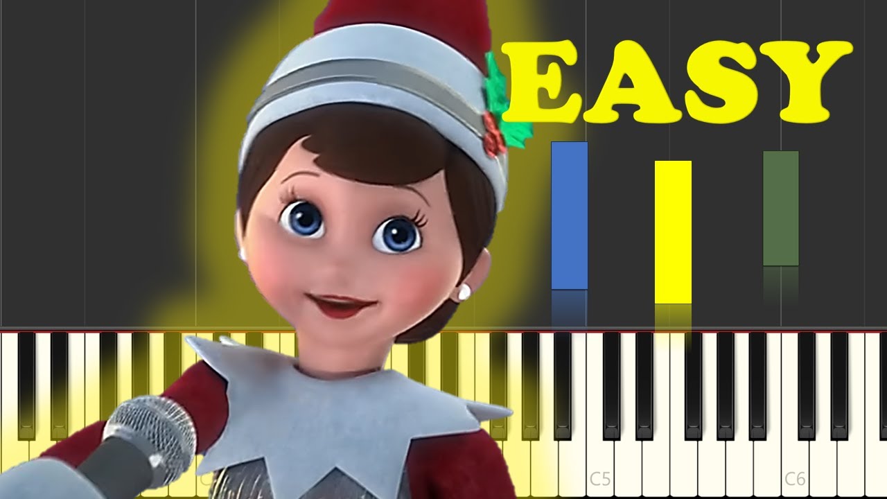 The Elf on the Shelf Snowflake Shuffle Piano Tutorial - YouTube