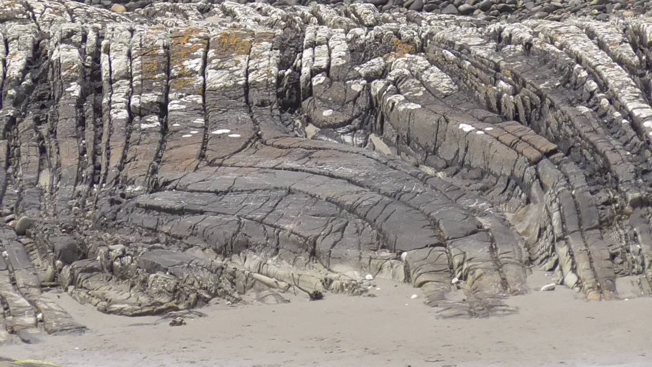 Folded Stratified Shale Killard Nature Reserve - YouTube