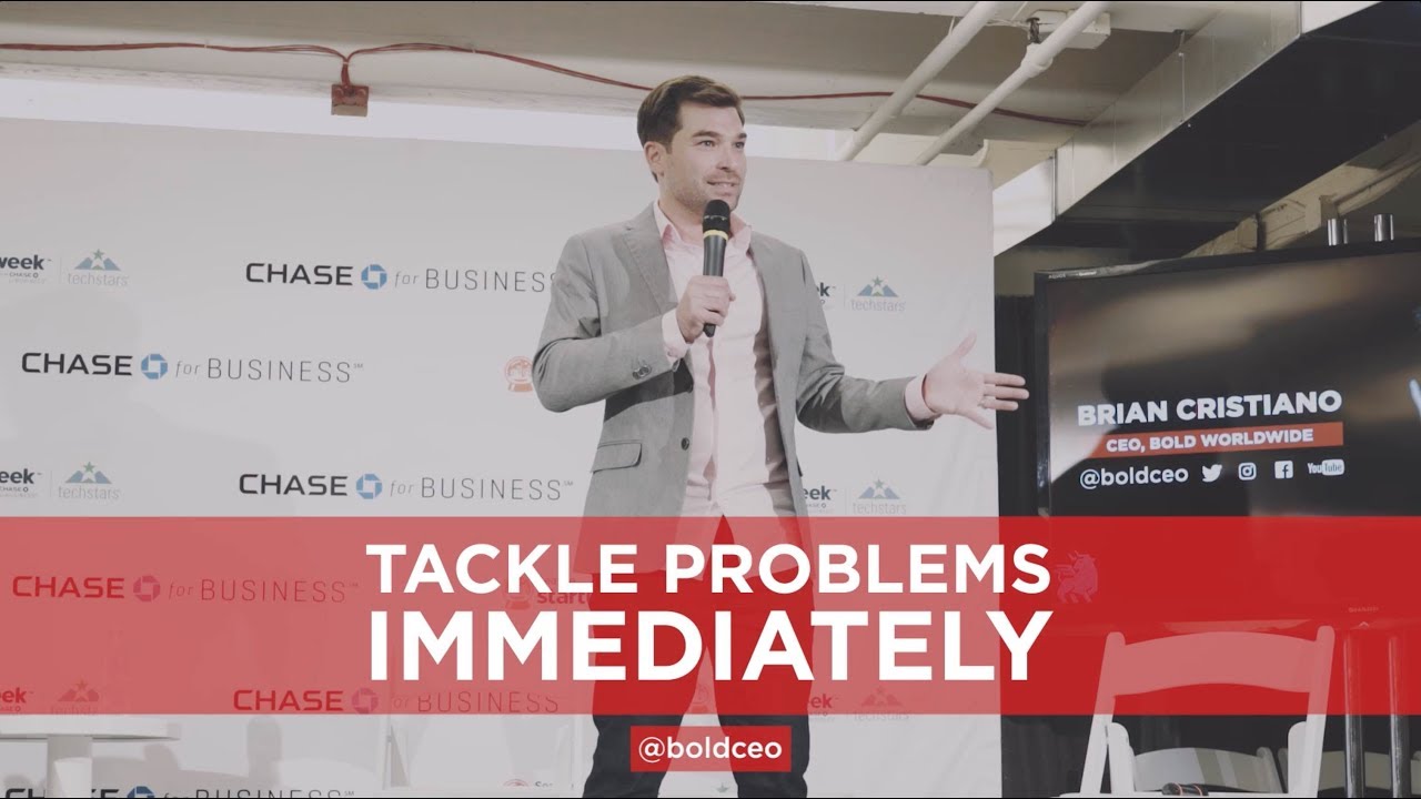 Take Action Now, Tackle Problems Immediately - YouTube