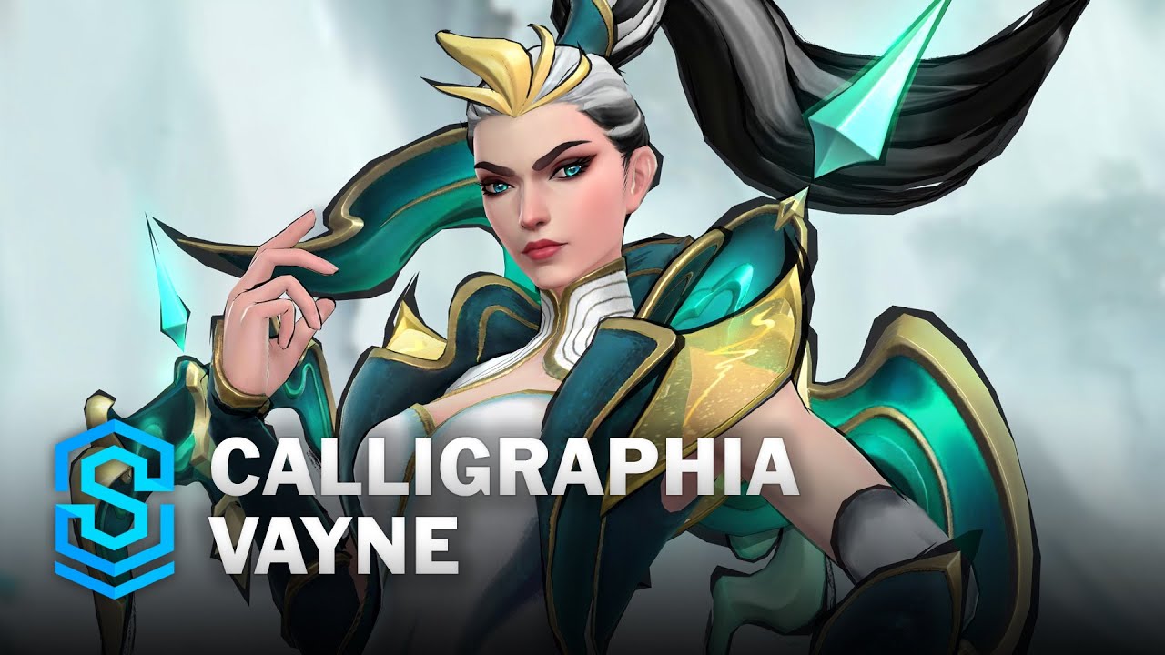 Calligraphia Vayne Wild Rift Skin Spotlight - YouTube