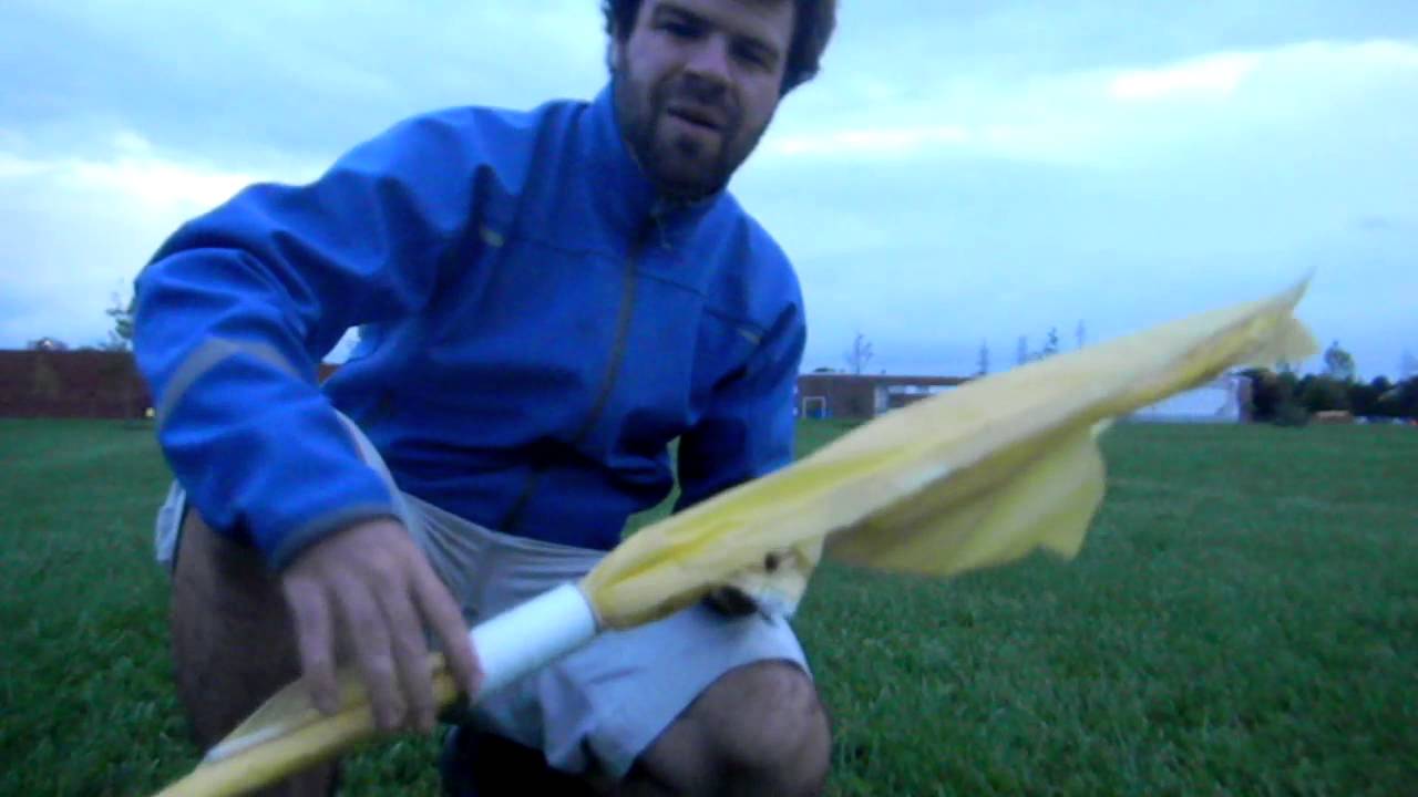 Homemade Kite - Overview and First Flight - YouTube