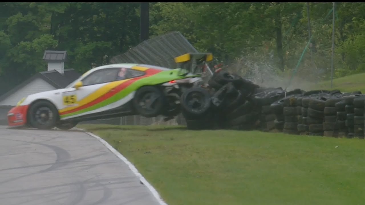 Porsche GT3 Cup Challenge USA/Canada 2017. Race 1 (WGI) Road America ...