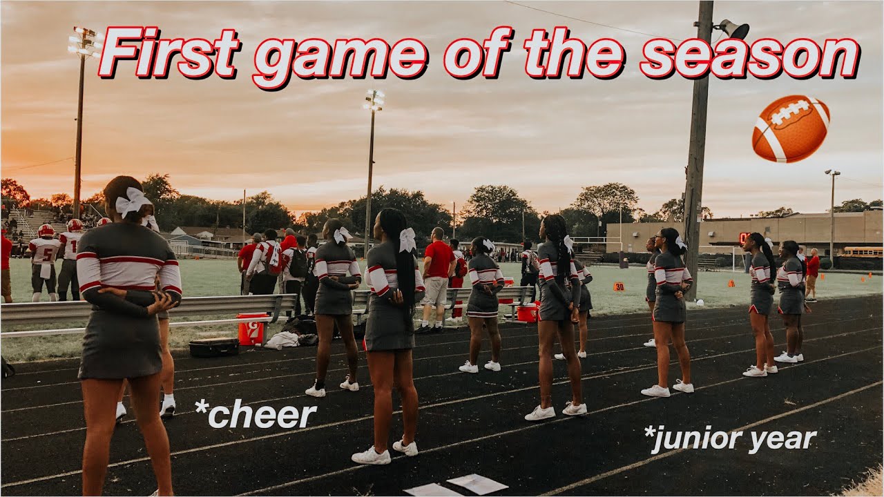 GRWM first football game +Cheer Vlog - YouTube