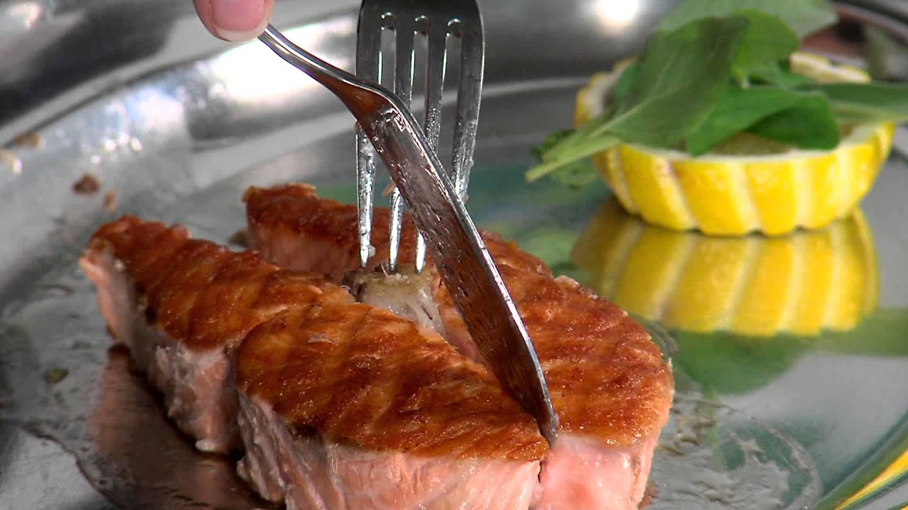 zerlegen einer lachstranche - YouTube