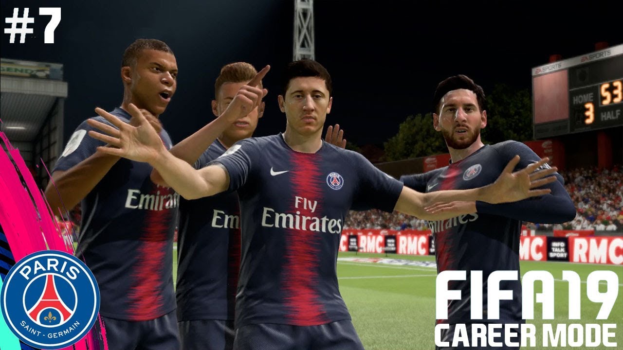 PSG FIFA 19 Career Mode Episode 7 (The Messi Lewandowski Effect) - YouTube