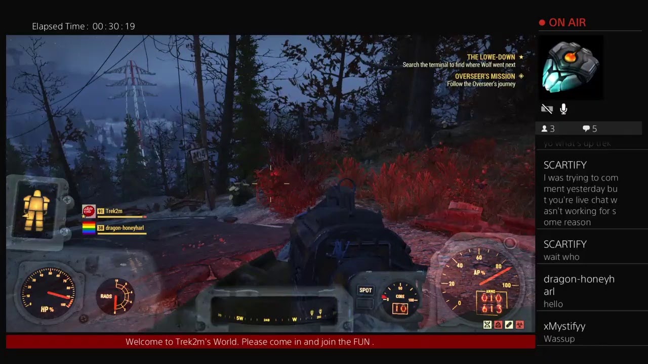 Fallout 76 online day 158 2020-2-02 Live stream with friends and subs ...