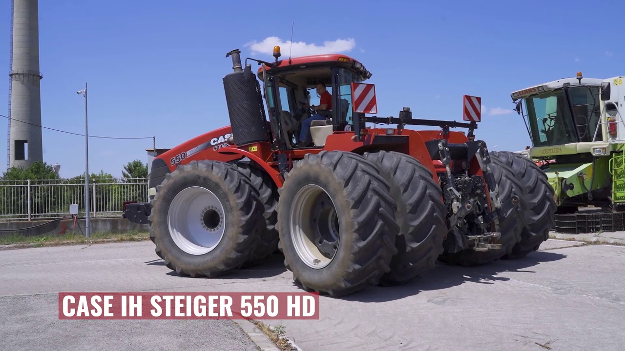 Трактор Case IH Steiger 550 - употребяван - YouTube