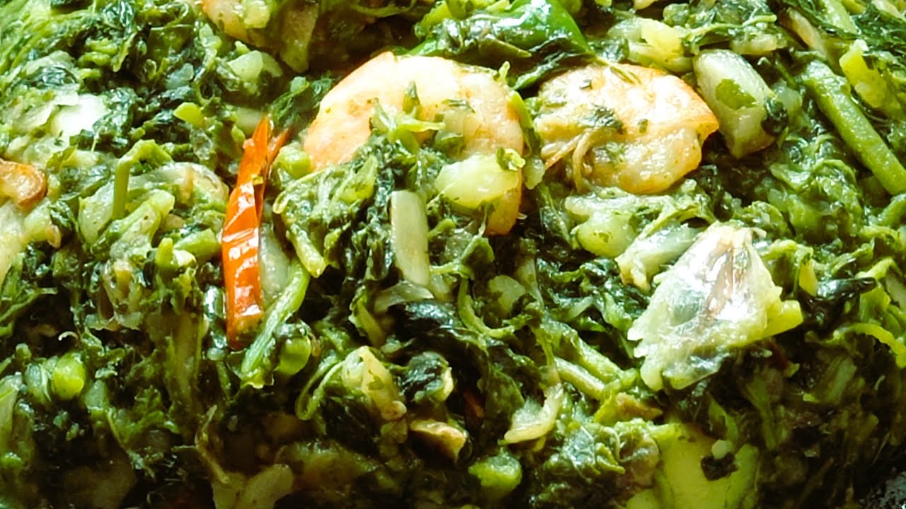 সবুজ রেখে ডাটা শাক রান্না || Data shak recipe with shrimp || Shobuj ...