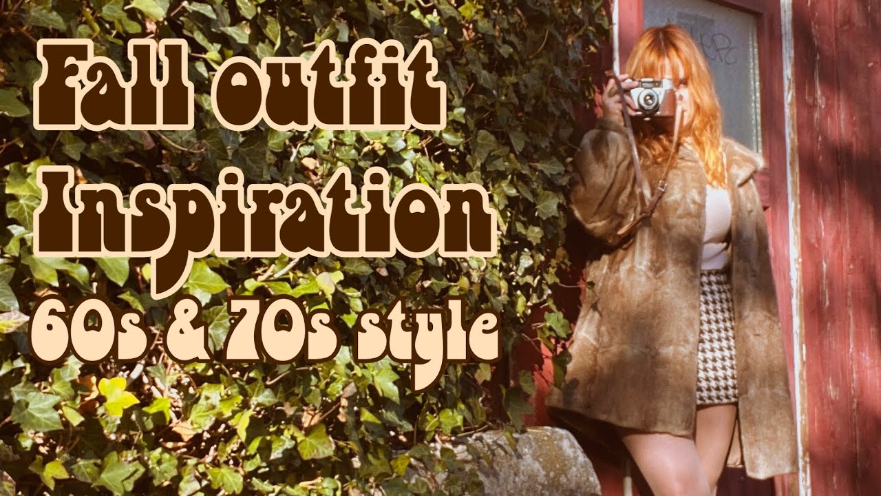 60s & 70s inspired fall outfit ideas I thrifted vintage fall looks ...