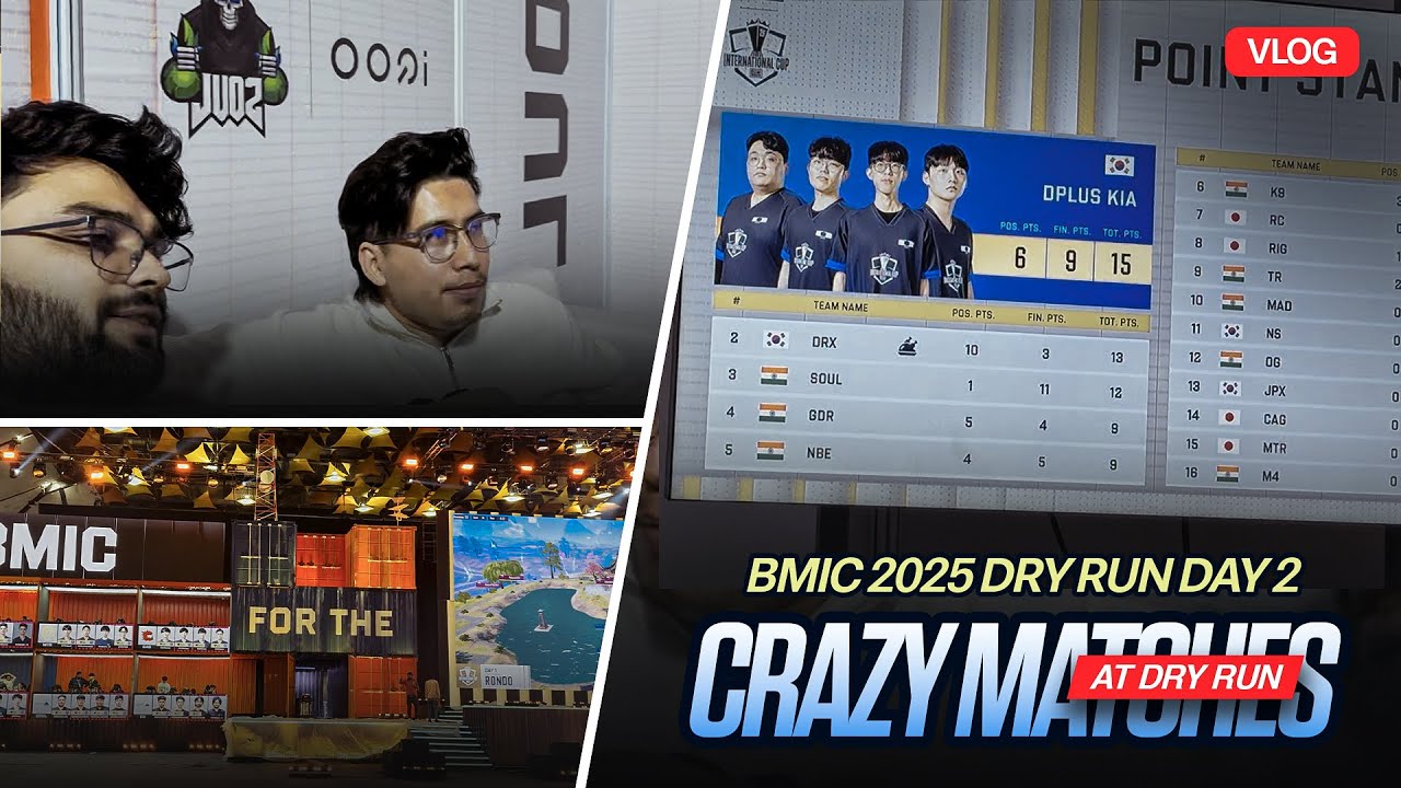 INSANE FIGHTS IN DRY RUN MATCHES | DRY RUN DAY 2 | BMIC 2025 - YouTube