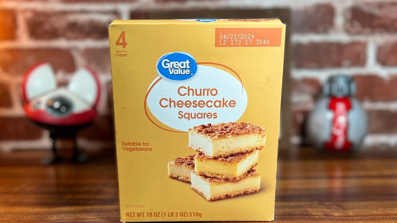 Churro Cheesecake Squares By Great Value Taste Test - YouTube