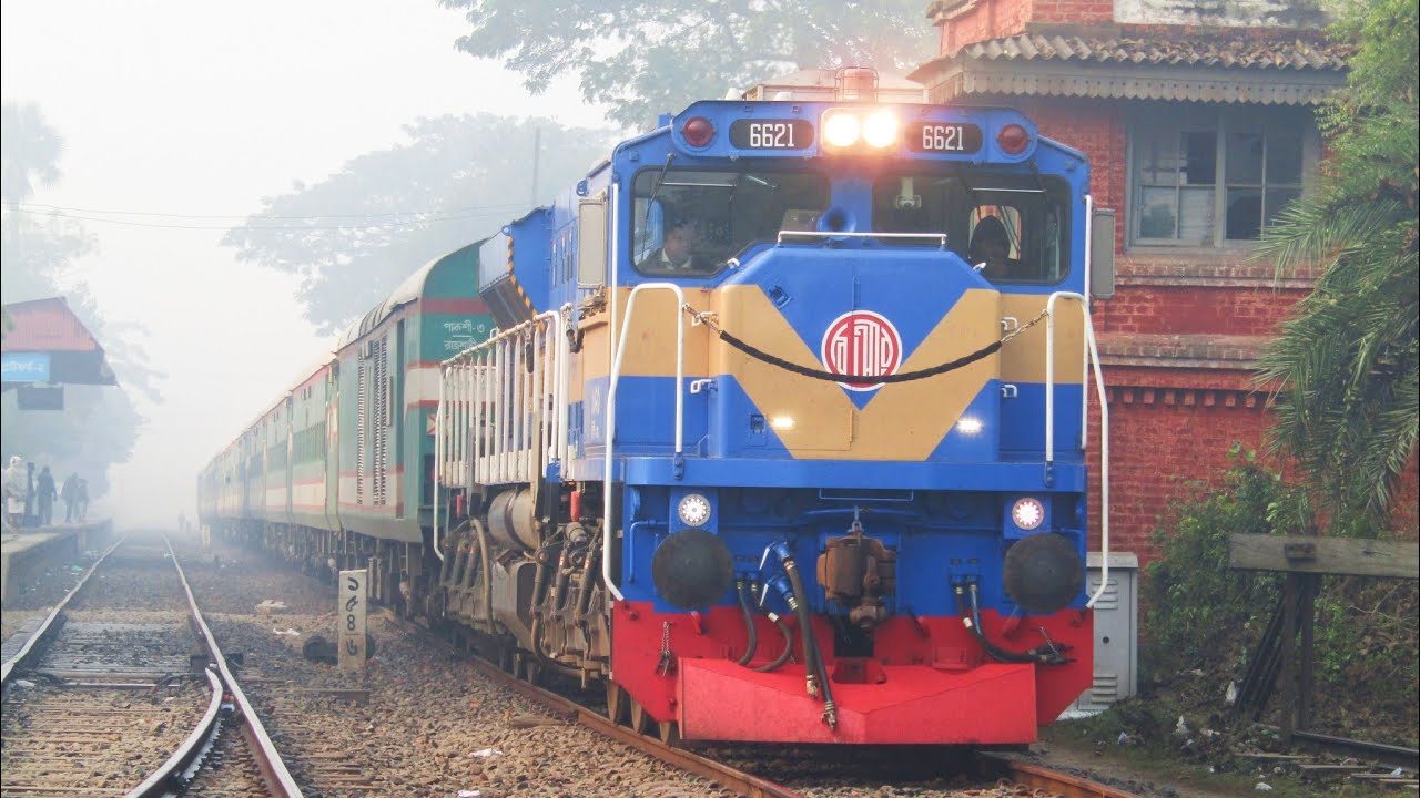 Dhaka to Khulna Luxurious LHB Coaches Intercity Train Sundarban Express ...