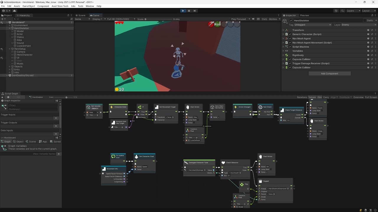 Hero Demo Manual - Action Adventure Kit - YouTube
