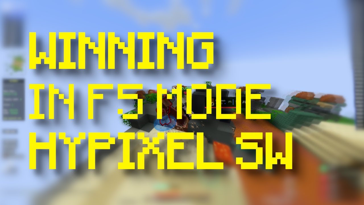 WINNING IN F5 MODE ON HYPIXEL SW w/ Lunar Client feat. LiquidBounce - YouTube